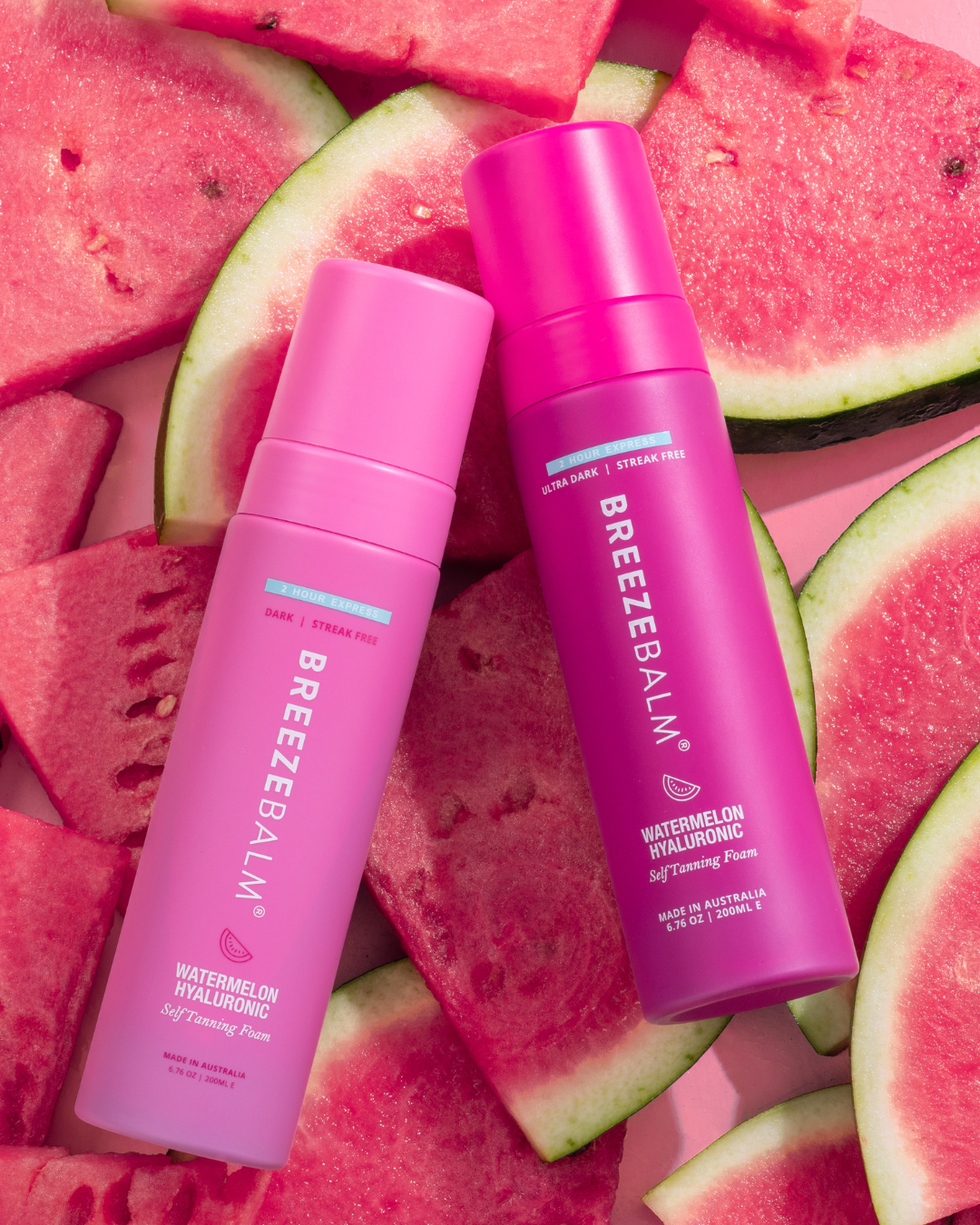 Watermelon Hyaluronic Self Tanning Foam – Breeze Balm