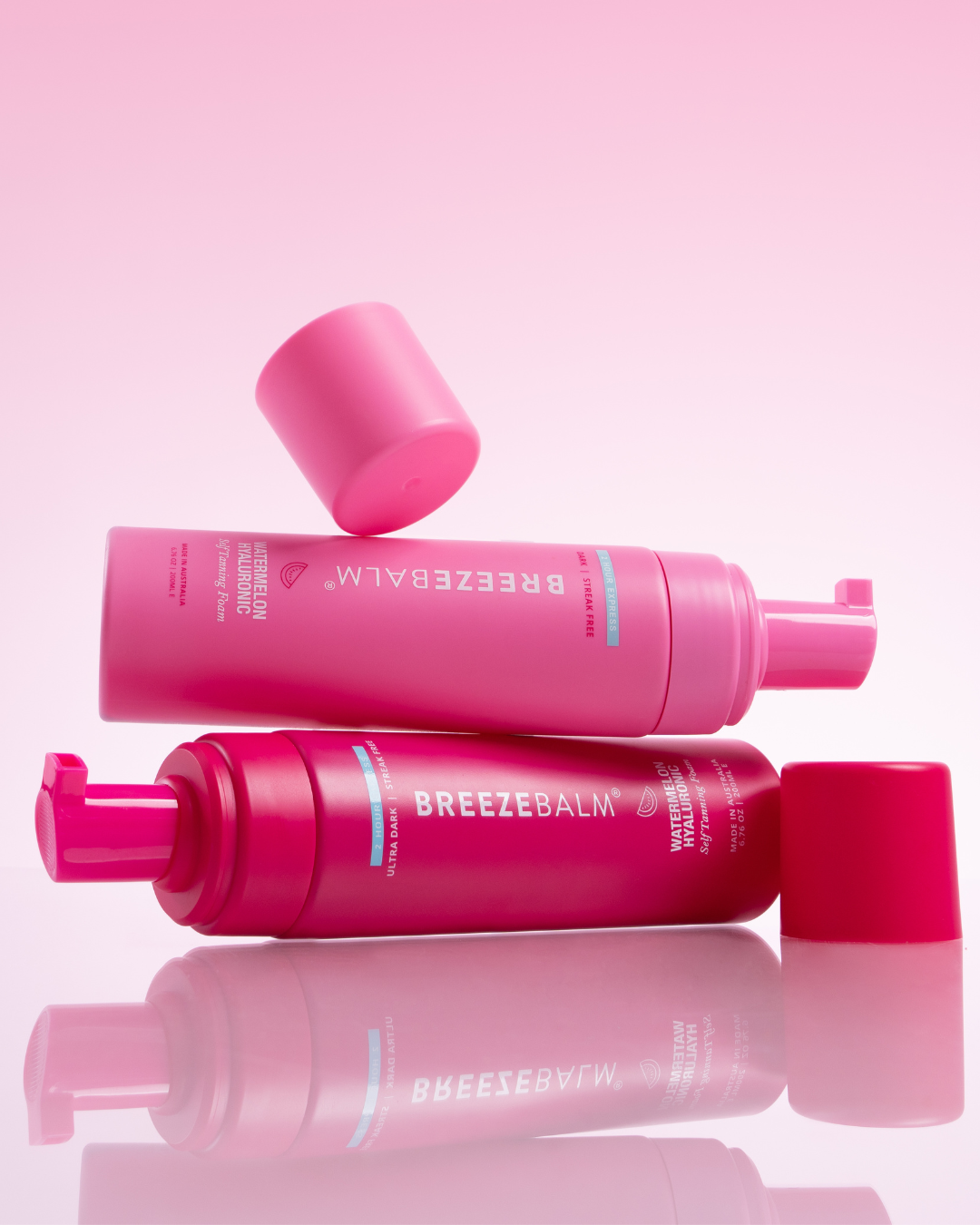 Watermelon Hyaluronic Self Tanning Foam – Breeze Balm