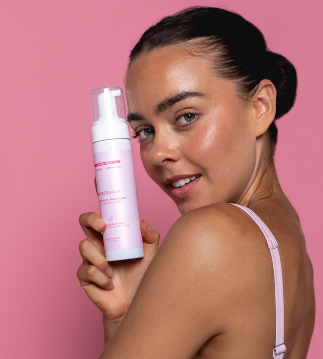 Watermelon Hyaluronic Self Tanning Foam – Breeze Balm